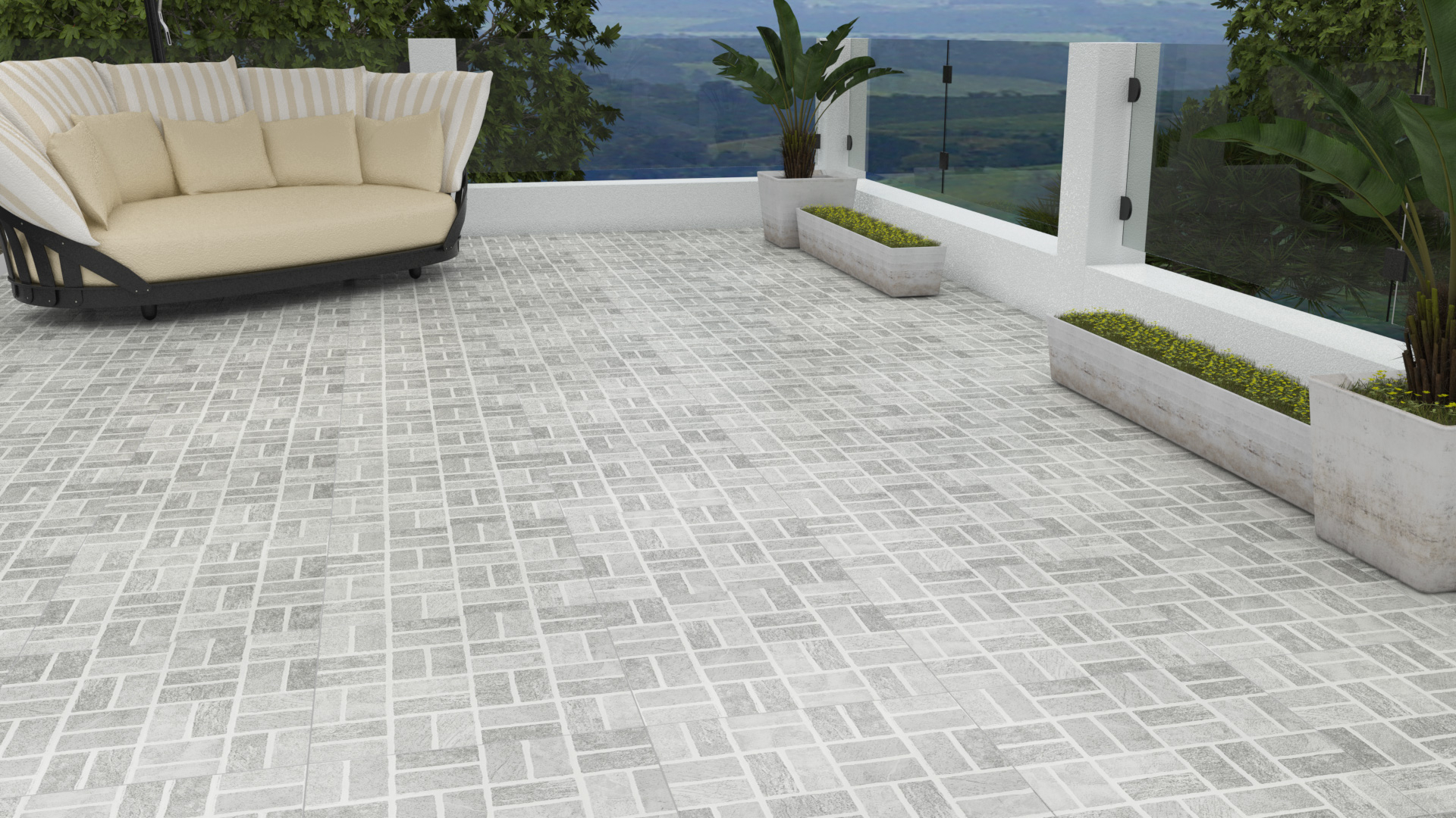 Piso Cerâmico Dubai Gray 61890 60,5 X 60,5 CX 2,58m² Embramaco